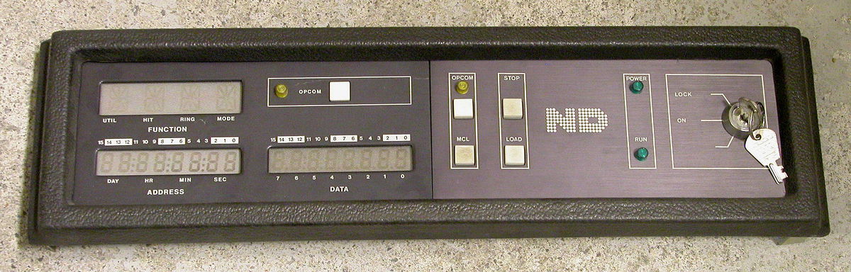 ND-100 front panel - NDWiki